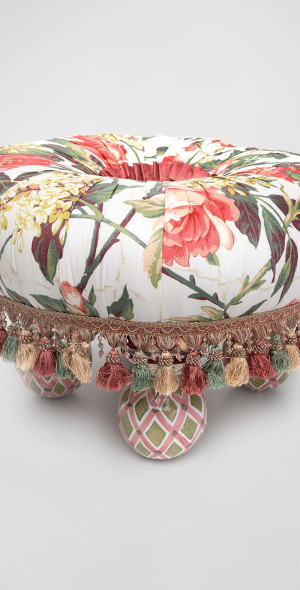 MacKenzie-Childs - Really Rosy Tuffet