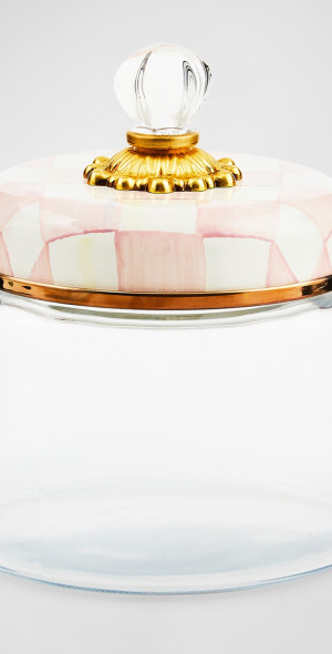 MacKenzie-Childs - Rosy Check Kitchen Canister, Small