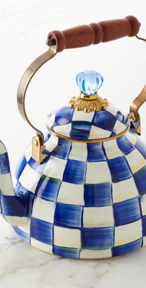 MacKenzie-Childs - Royal Check 3-Quart Tea Kettle