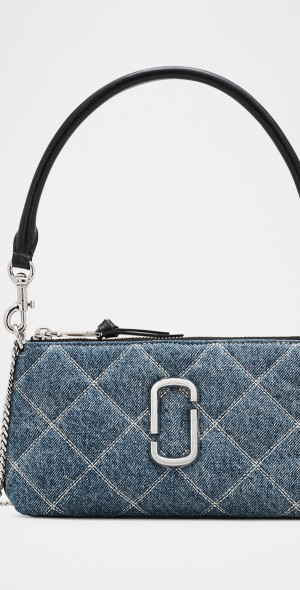 Marc Jacobs - Snapshot Quilted Denim Shoulder Bag
