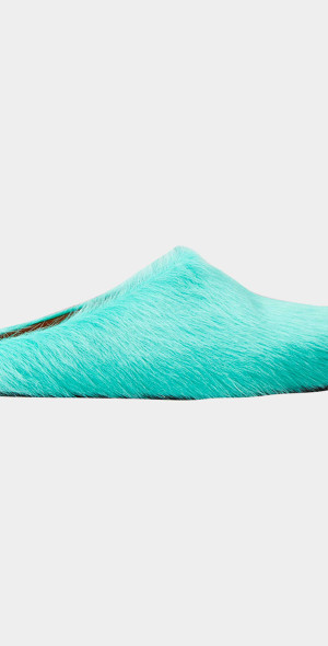 Marni - Fussbett Shaggy Sabot Mules