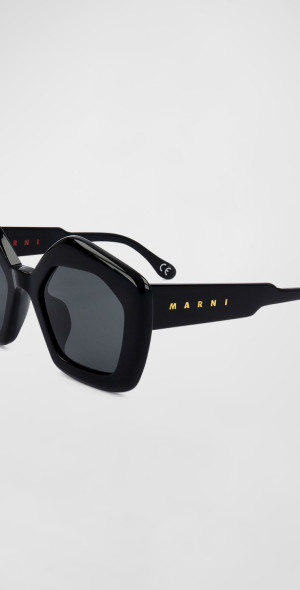 Marni - Logo Acetate Butterfly Sunglasses