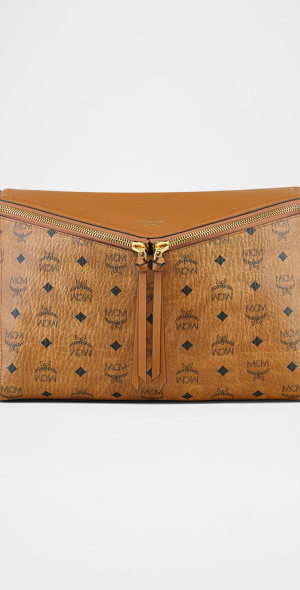 MCM - 3D Diamond Medium Visetos Shoulder Bag