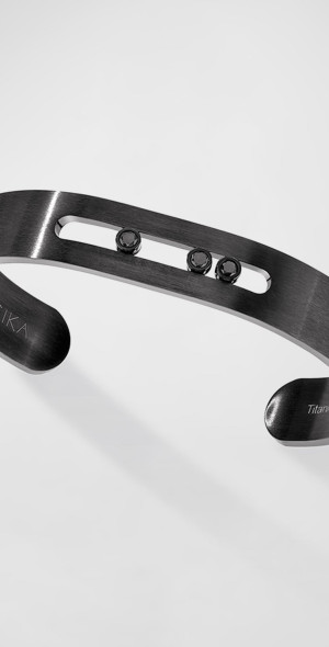 Messika - Move Titanium Black Bangle