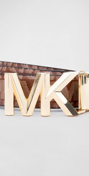 Michael Kors - MK Logo Reversible Leather Belt