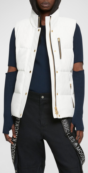 Moose Knuckles - Gold Cambria Puffer Vest