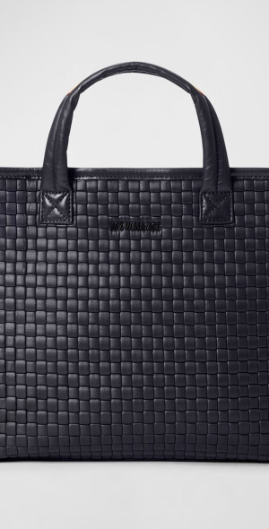 MZ WALLACE - Medium Woven Box Tote Bag