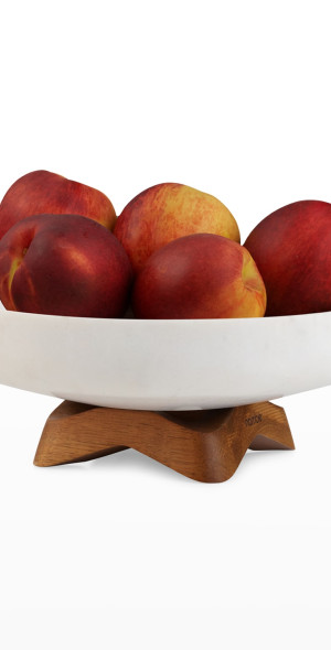 Nambe - Chevron Fruit Bowl