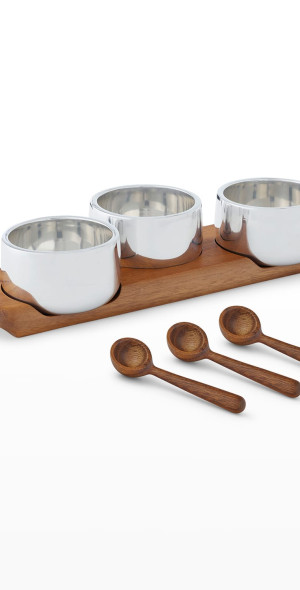 Nambe - Classic Triple Condiment