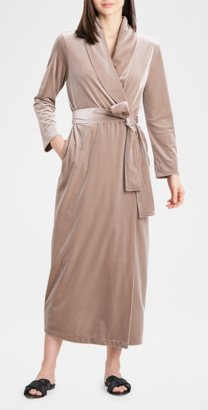 Natori - Natalie Long Velvet Robe