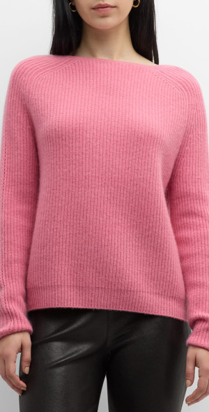 Neiman Marcus Cashmere Collection - Cashmere Fancy Stitch Sweater
