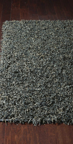 Nourison - Bohdi Leather Shag Rug, 3' x 5'