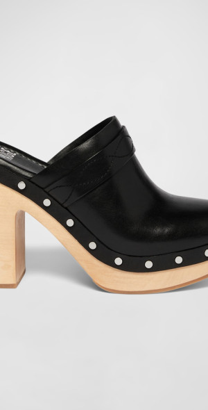 PAIGE - Anna Mules in Leather