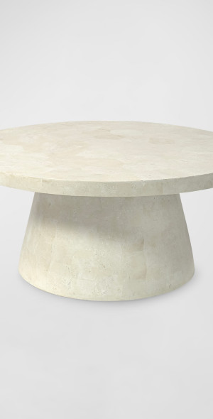Palecek - Foley Stone Outdoor Coffee Table