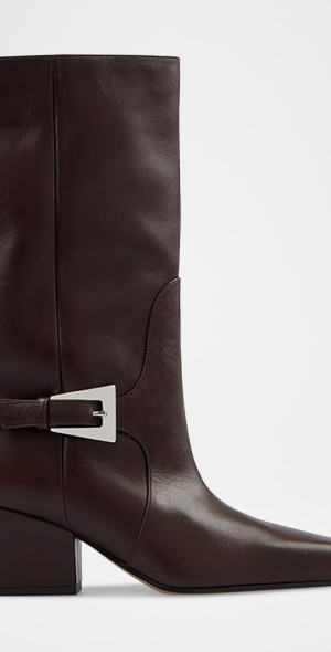 Paris Texas - Jane Buckle Midcalf Western Boot