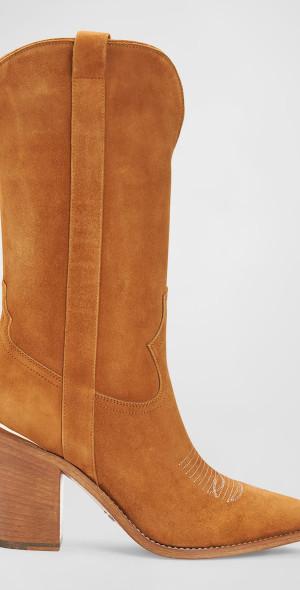 Partlow - Leigh Anne Suede Western Boots