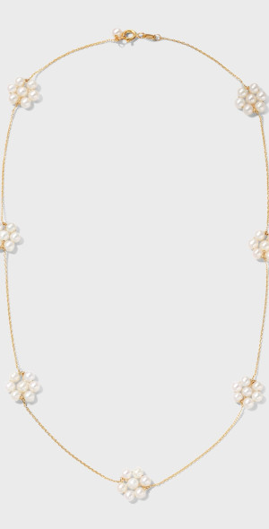 POPPY FINCH - Pearl Daisy Necklace