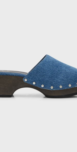 Rag & Bone - Mara Denim Platform Clogs