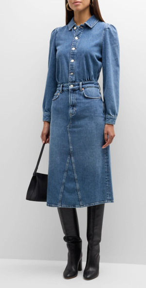 Rails - Beverly Denim Midi Shirtdress