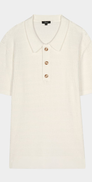 Rails - Men's Nathan Textured Polo Shirt