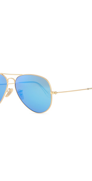 Ray-Ban - Mirrored Aviator Sunglasses