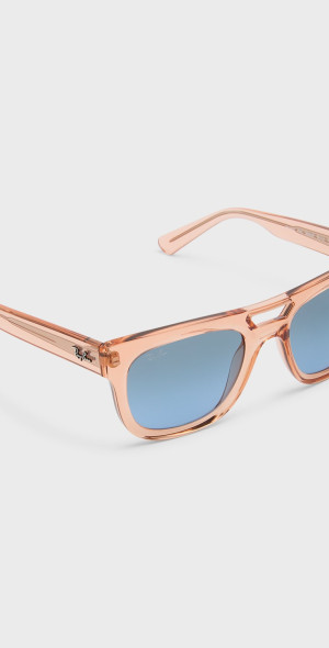 Ray-Ban - Phil Transparent Bio-Acetate Aviator Sunglasses