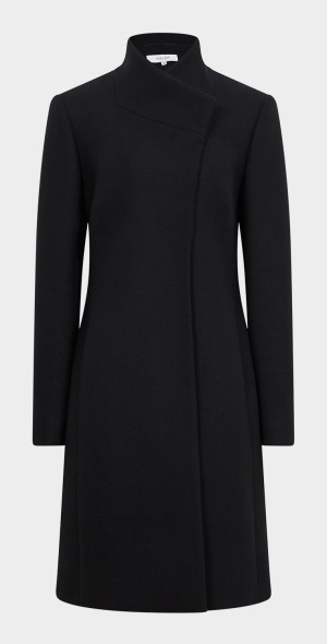 Reiss - Mia Stand-Collar Wool Blend Coat