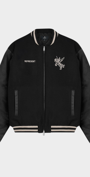REPRESENT - Men's Mascot Wool Varsity Jacket