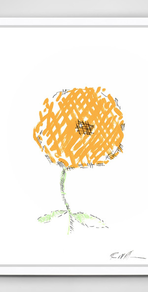 RFA Fine Art - "Cross Hatch Flower" Giclee by Robert Robinson