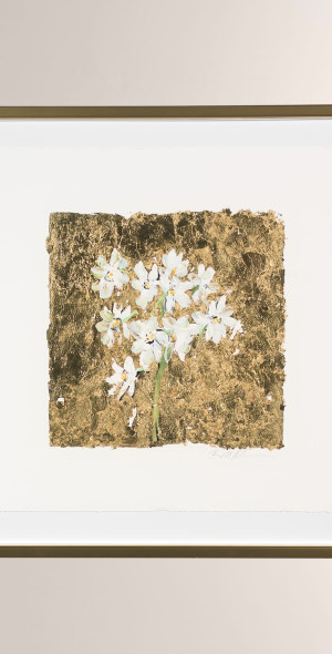 RFA Fine Art - "Gold and Narcissus" Print Art by Robert Robinson