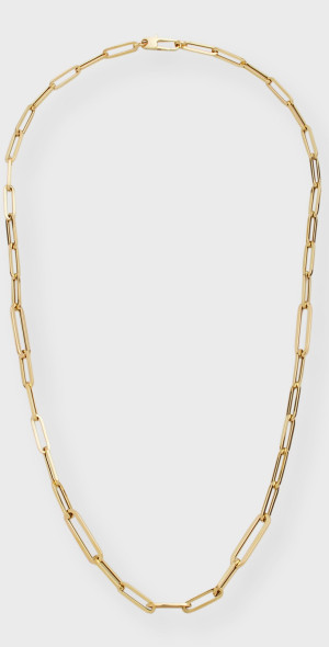 Roberto Coin - 18k Yellow Gold Paper Clip Chain Necklace
