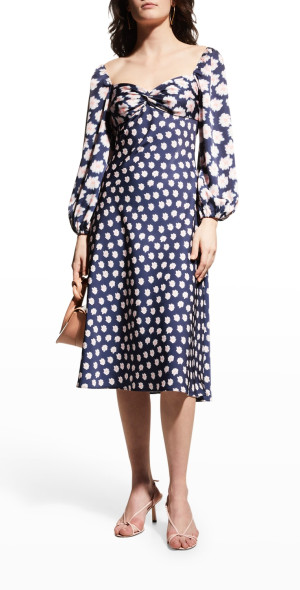 Sachin & Babi - Melody Floral-Print Cutout Dress