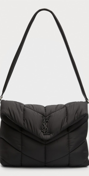 Saint Laurent - Lou Puffer Small YSL Crossbody Bag in Quilted Nylon