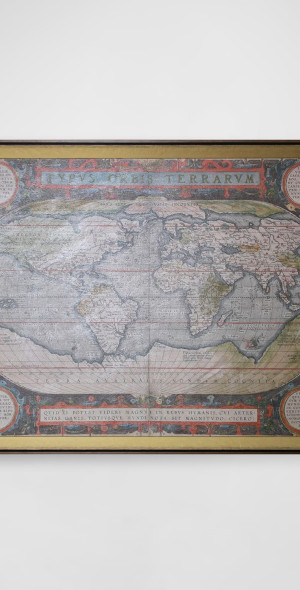 Shadow Catchers - "Antique-Style World Map" Giclee