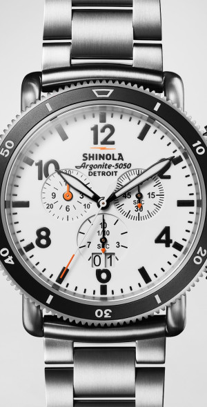 Shinola - Men's White Hurricane Chrono 2-Strap Gift Set