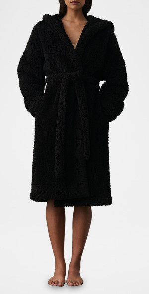 Skin - Oasis Fuzzy Hooded Robe