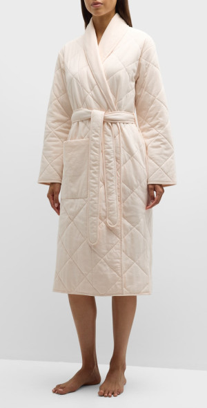 Skin - Sia Quilted Shawl-Collar Robe