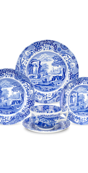 Spode - Blue Italian 5-Piece Place Setting