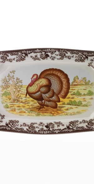 Spode - Woodland Turkey Rectangular Platter