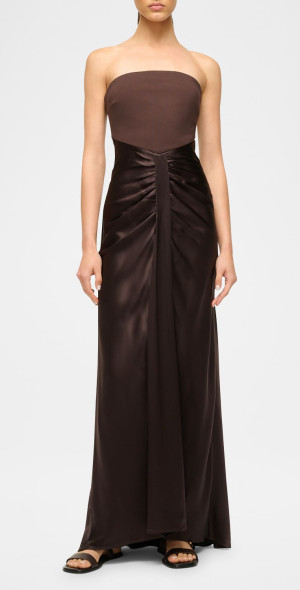 STAUD - Wayfaring Strapless Evening Gown