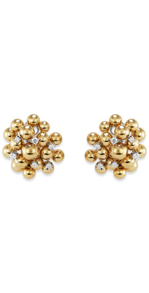 Staurino - 18k Bubble & Diamond Stud Earrings
