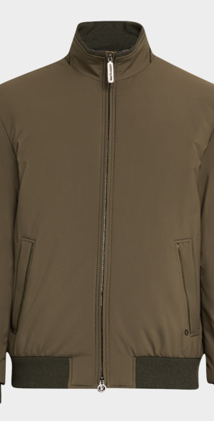Stefano Ricci - Men's Technical Fabric Bomber Jacket