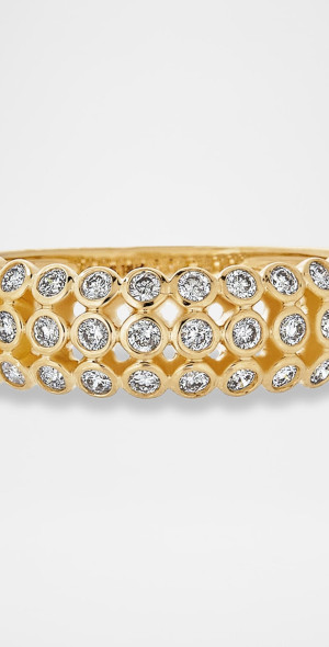 STONE AND STRAND - Bold Lattice Ring