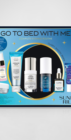 Sunday Riley Modern Skincare - Go To Bed With Me Complete Evening Routine Kit
