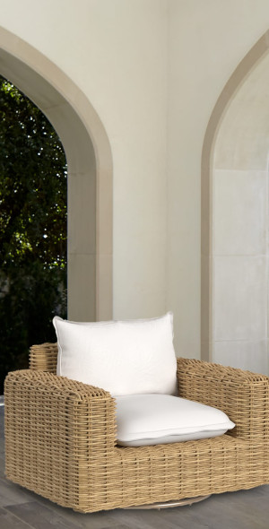 Sunset West - Playa Outdoor Swivel Club Chair