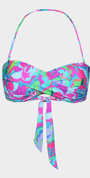 Sunshine 79 - Swirltopia Twist Bandeau Bikini Top