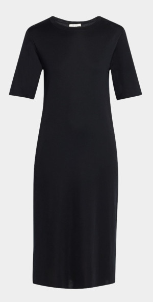 THE ROW - Jorgina Short-Sleeve Silk T-Shirt Dress