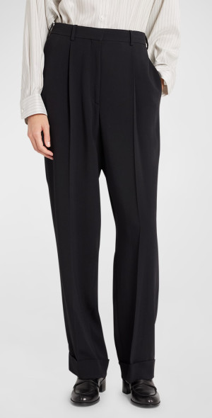 THE ROW - Tor Pleated Wide-Leg Pants