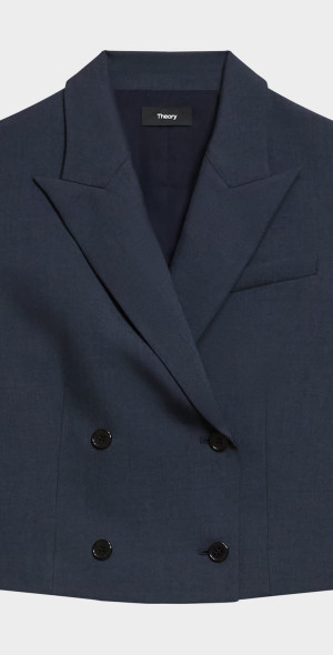 Theory - Boxy Double-Breasted Vest