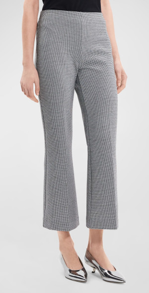 Theory - Knit Houndstooth Kick Pants